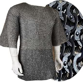 Amazon.com: KORE NS Medieval Knight Chain Mail 8 mm Riveted Chainmail ...