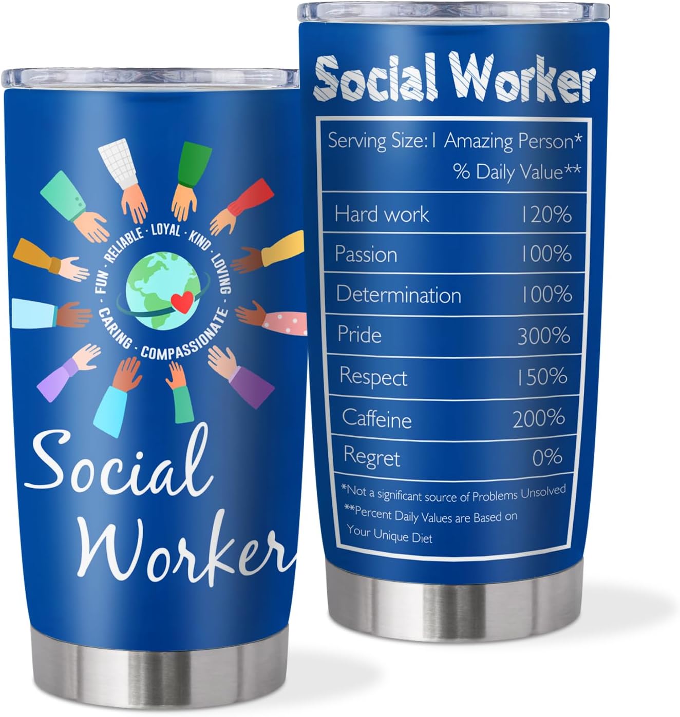 Amazon.com | Coolertaste Social Worker Gifts for Women Men, Social ...