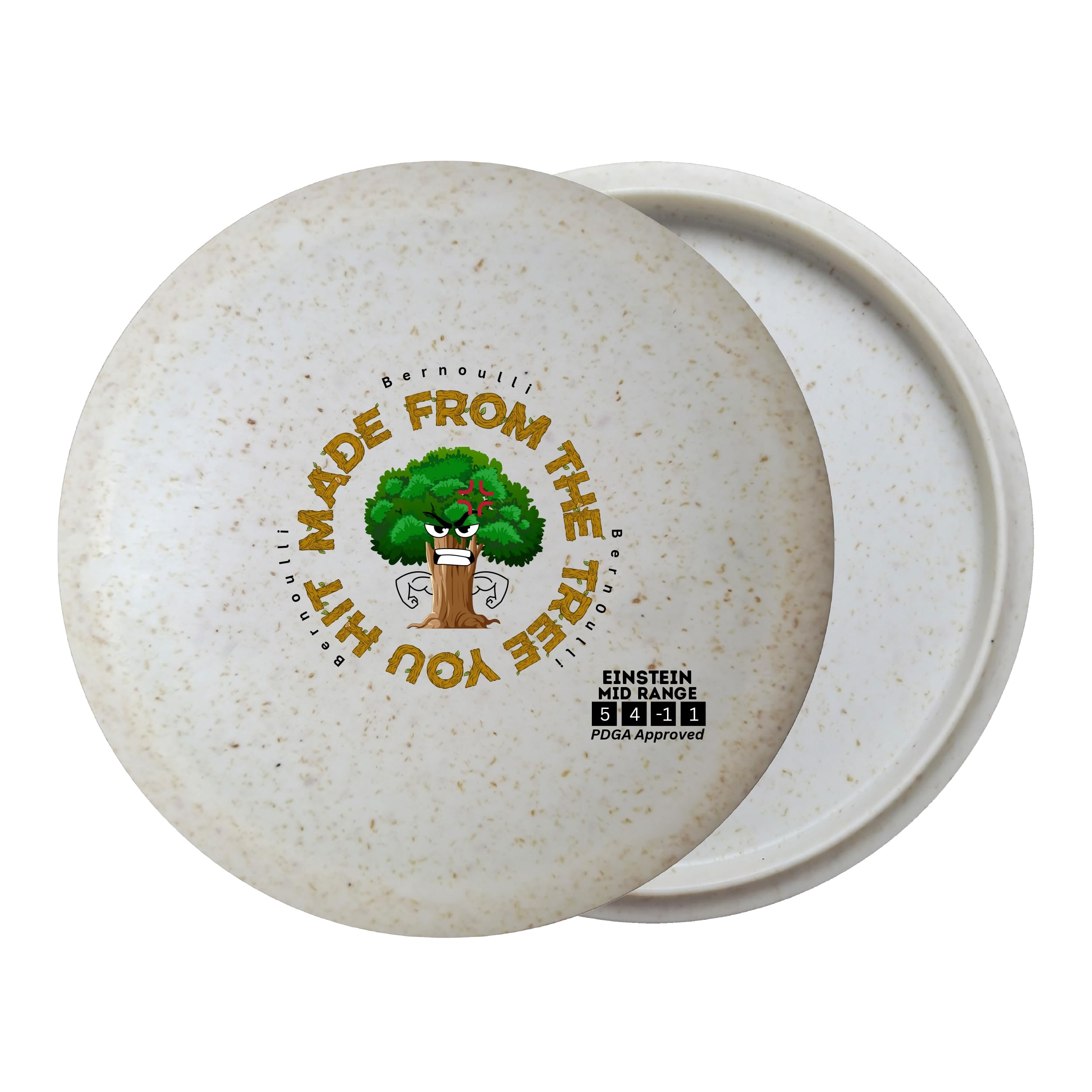 Amazon.com : Bernoulli Einstein Wood Bio-Composite Mid Range Disc Golf ...