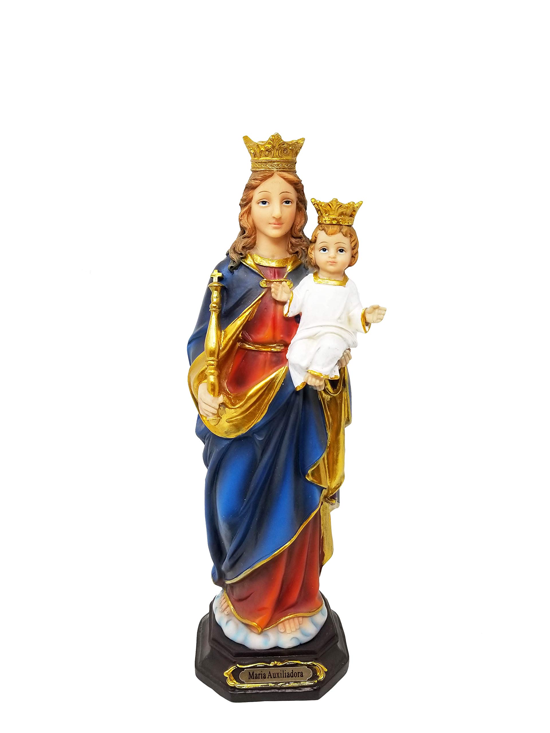 Buy 12" Virgen Maria Auxiliadora Mary Help of Christians Statue ...