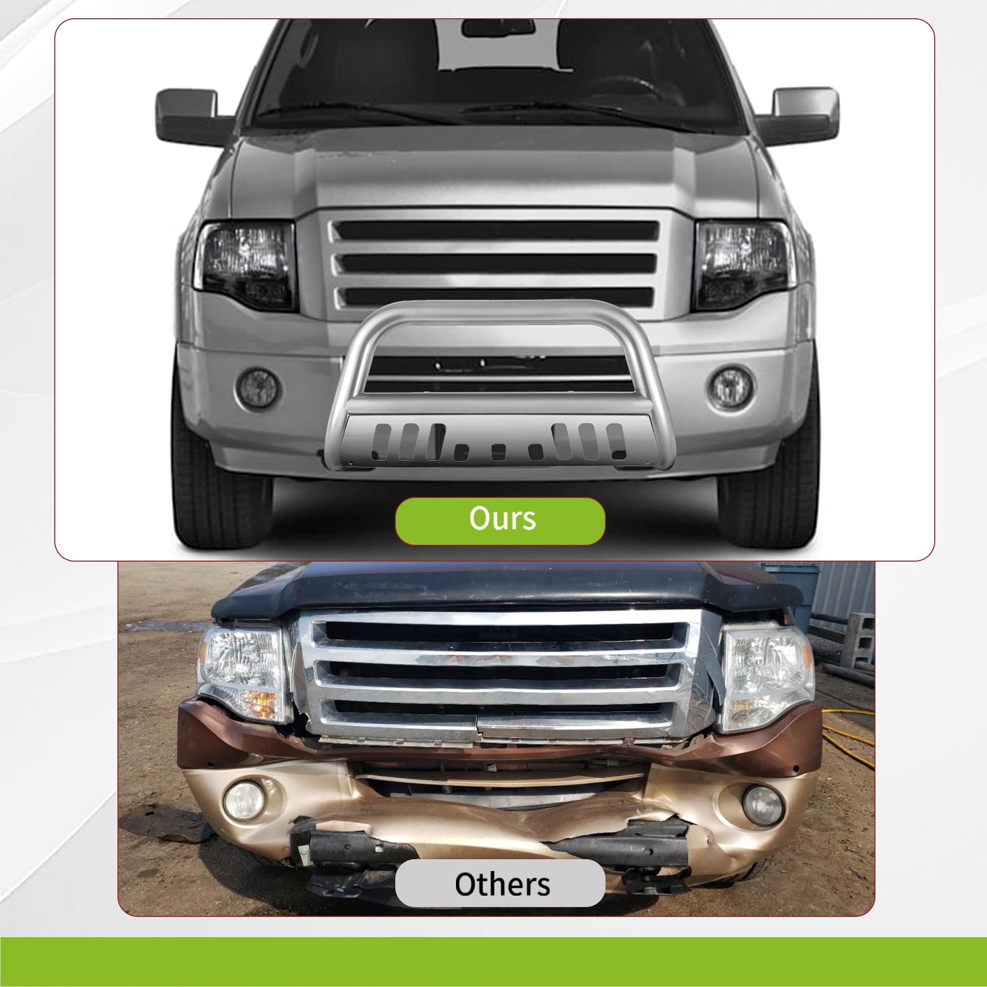 2006 F150 4x4 Bull Bumper Full Width Front Bumper For 2009 2014 Ford