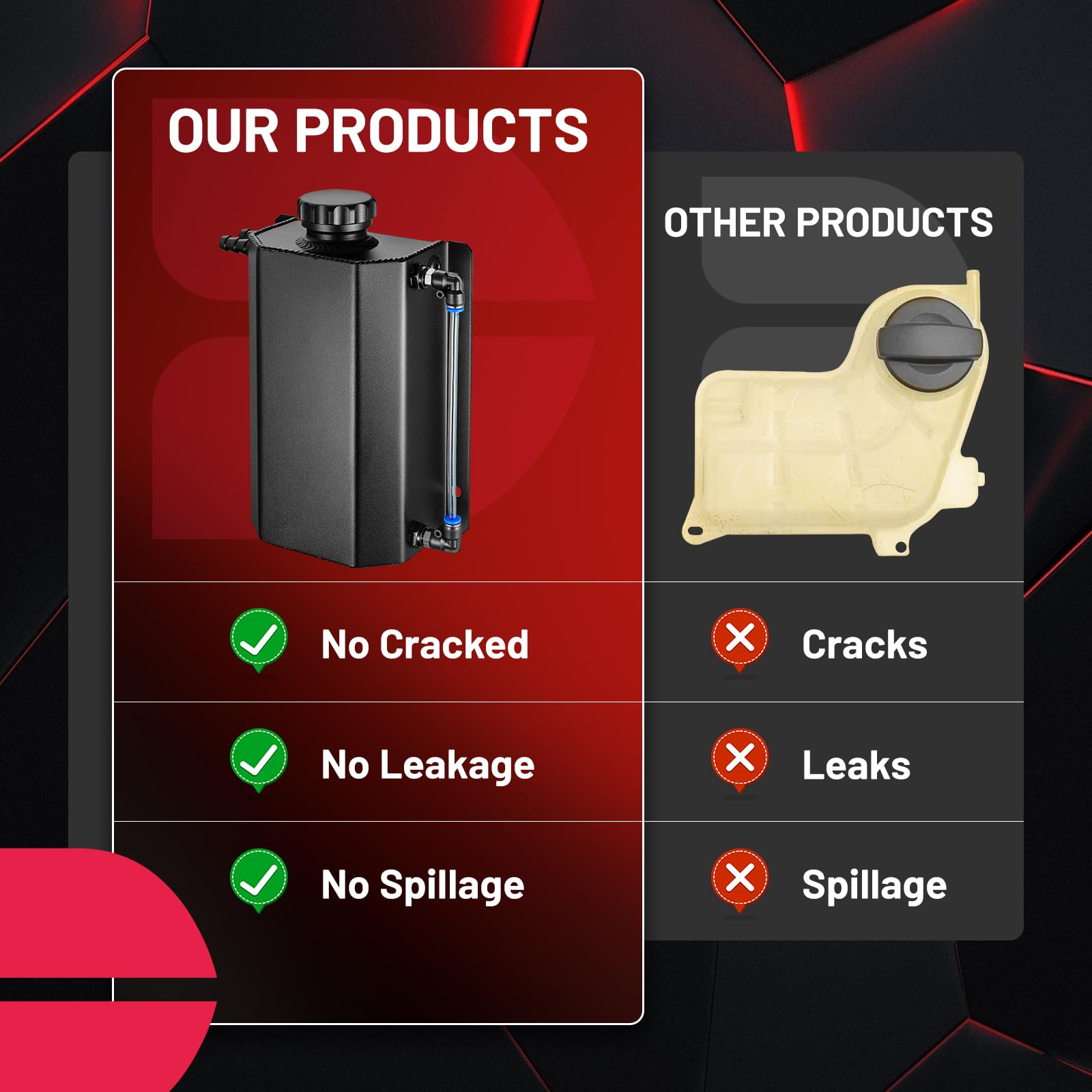 Snapklik.com : Coolant Overflow Reservoir Tank 2L Expansion Catch Can ...
