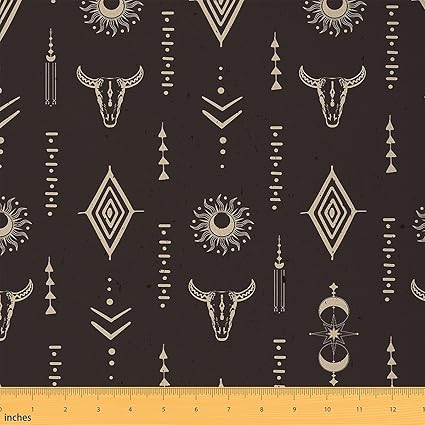 Amazon.com: Feelyou Western Fabric by The Yard Southwestern Upholstery ...