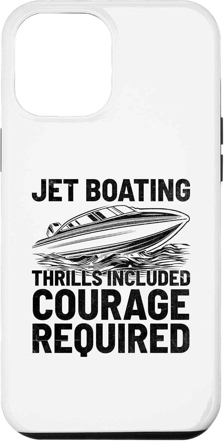Amazon.com: iPhone 12 Pro Max Jet Boating Thrills Included Courage ...