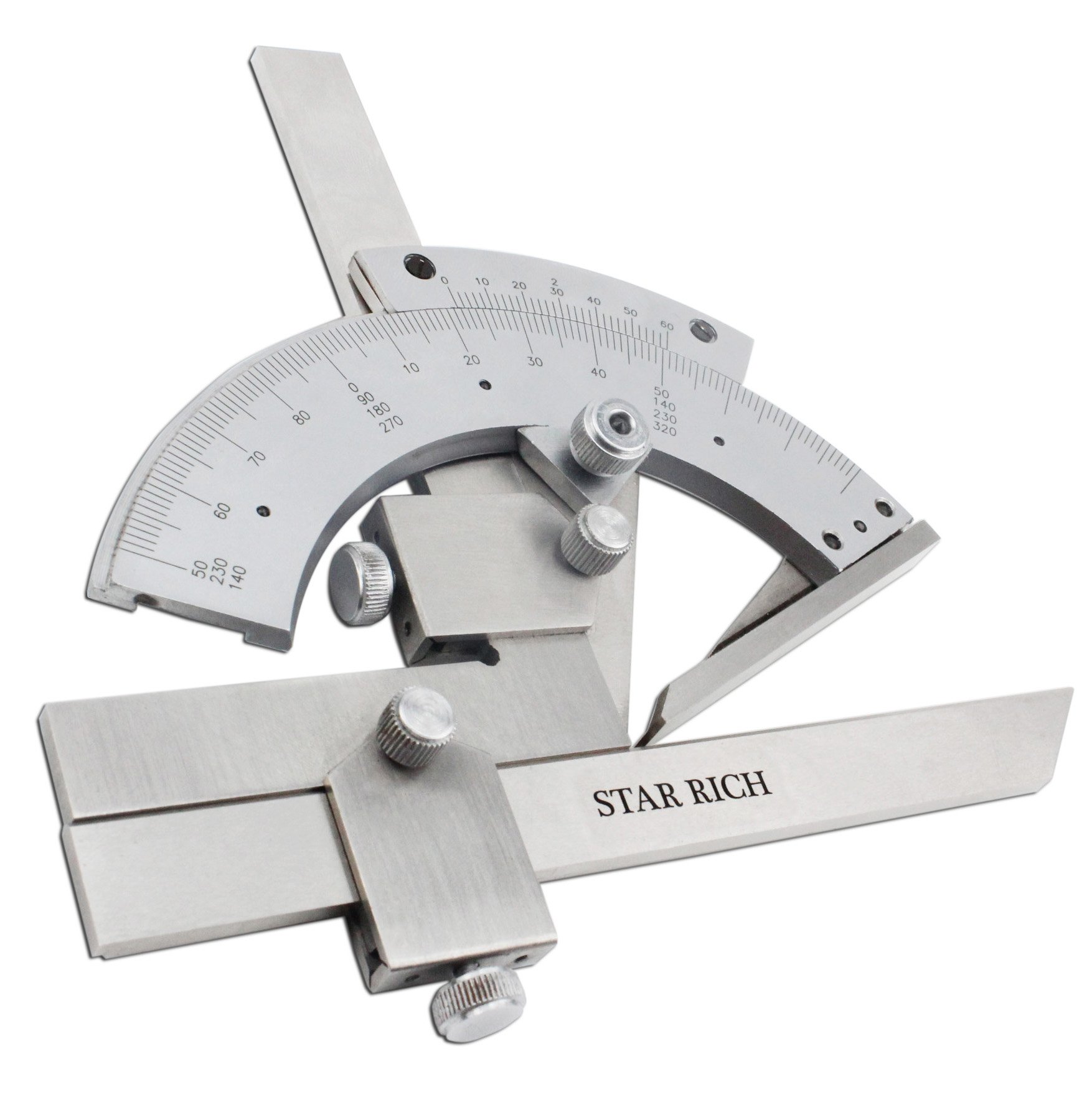 Universal Bevel Protractor By Starrich 0 320 Degree Angle Measurment ...