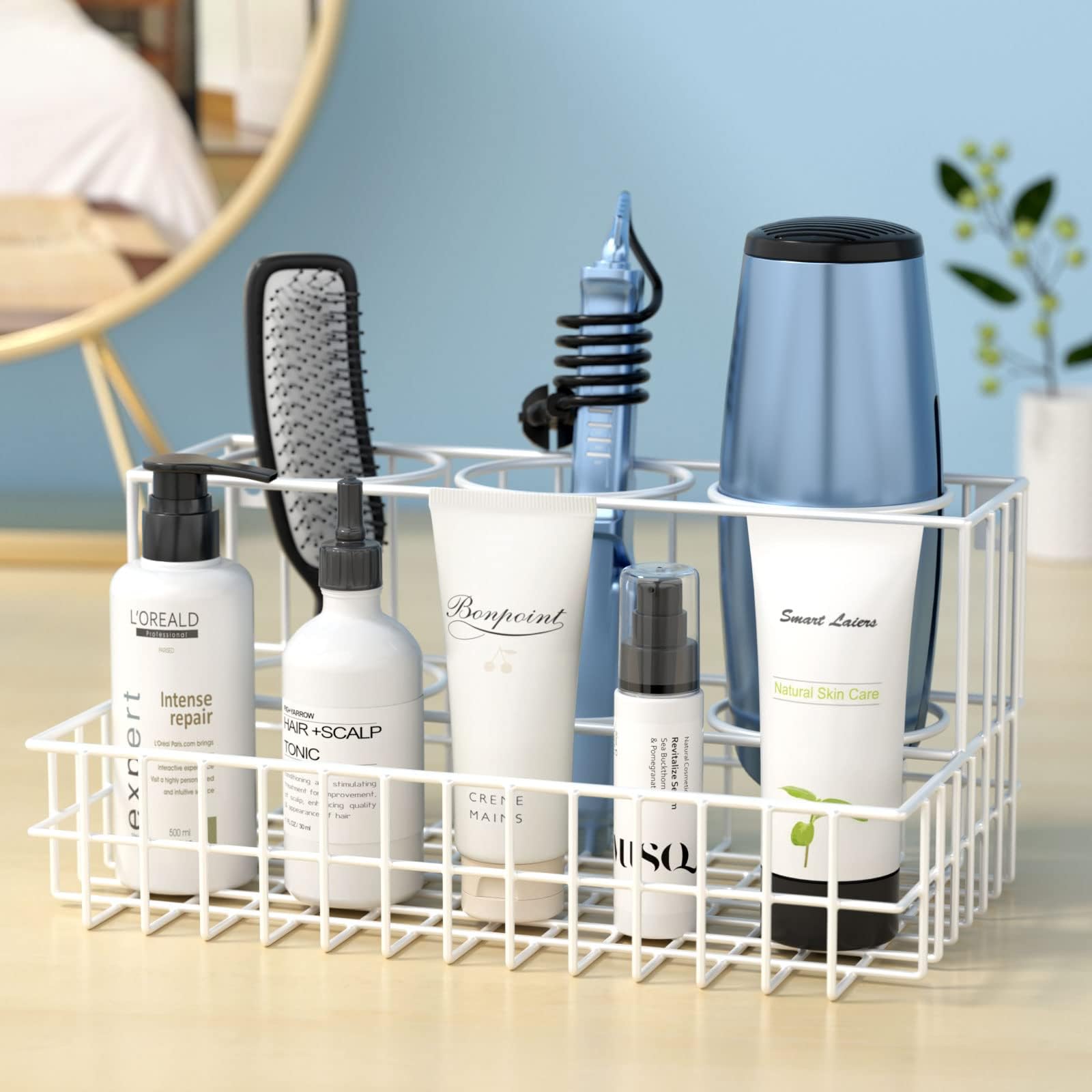 Amazon.com: Glow Up Guru Hair Tool Organizer - Hair Dryer Holder, Blow ...