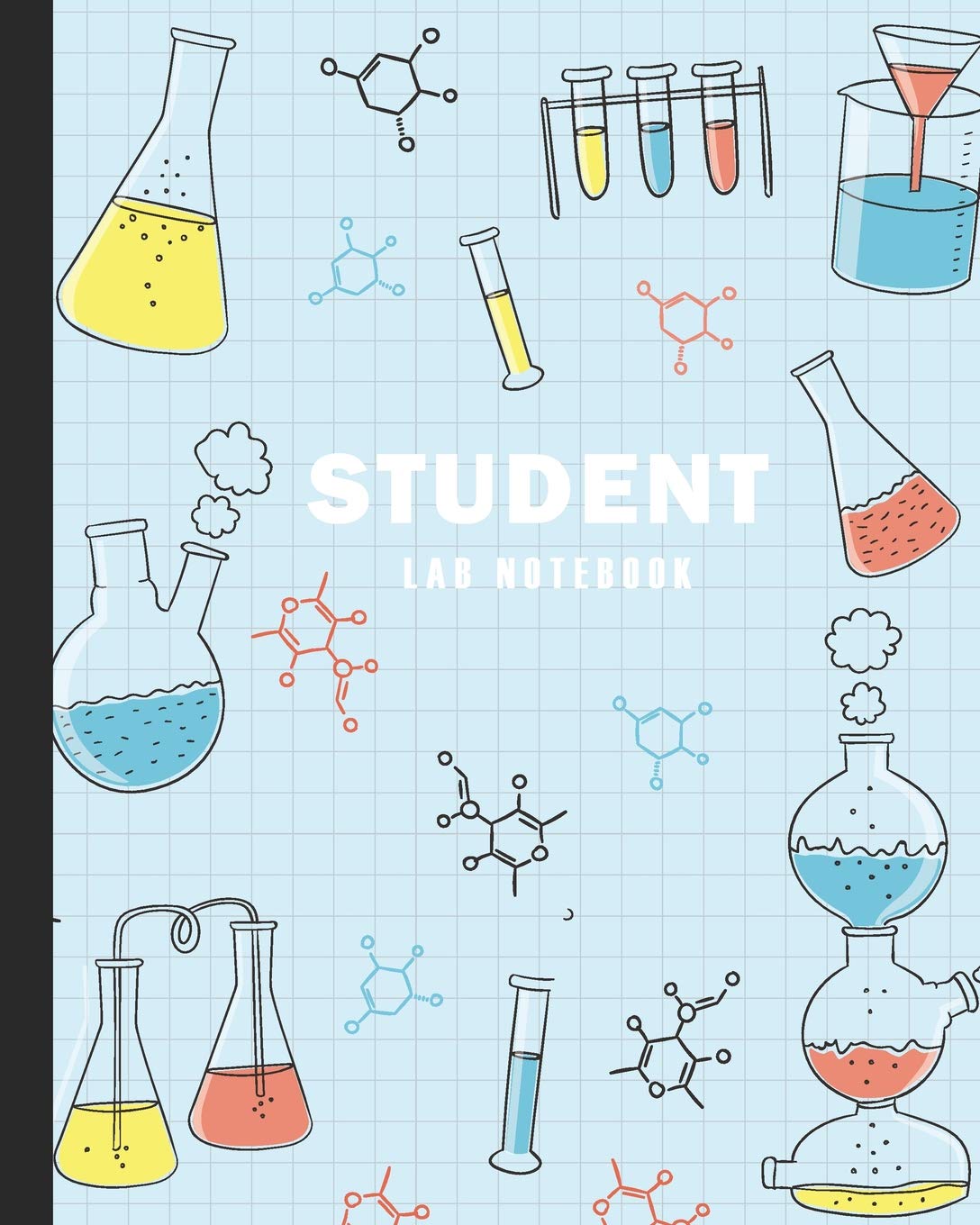 Student Lab Notebook: Laboratory Record Graph Paper Notebook | Biology ...