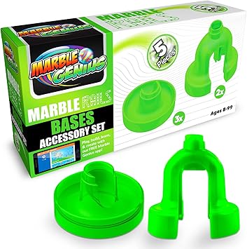 Amazon.com: Marble Genius Add-on Accessory Marble Rails Bases Set, 5 ...