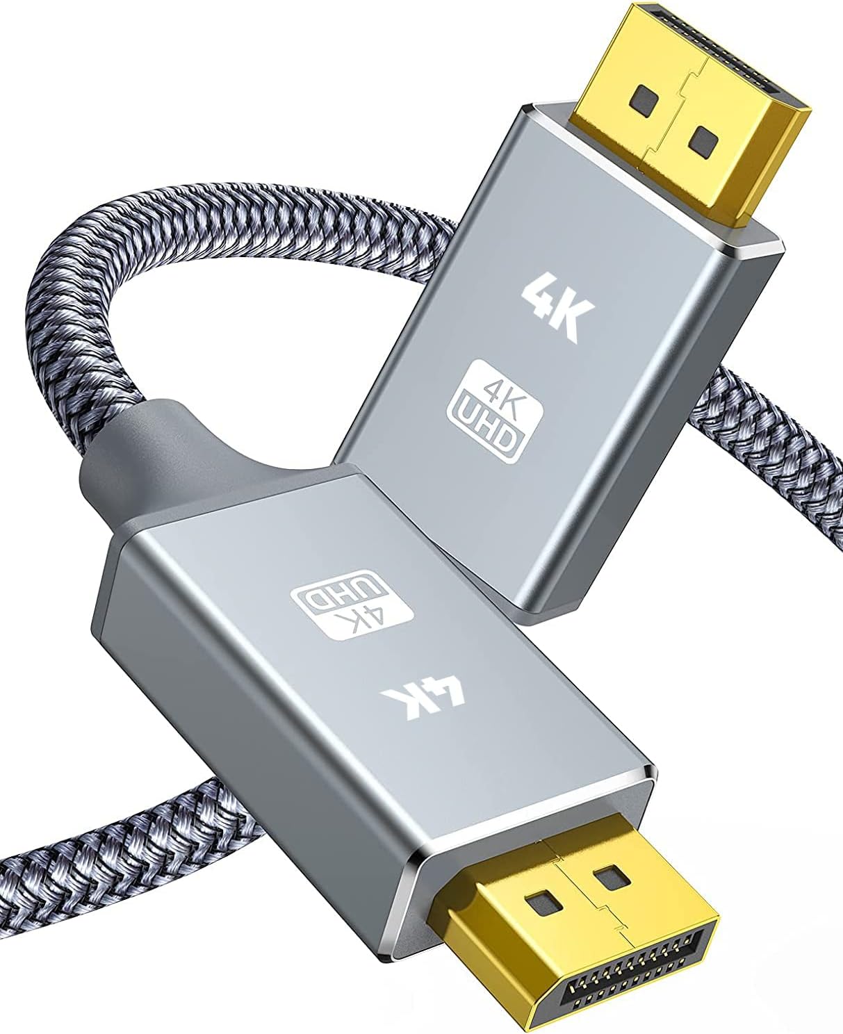 Displayport Cable 1M,displayport Snowkids Display Port Cable high Speed ...