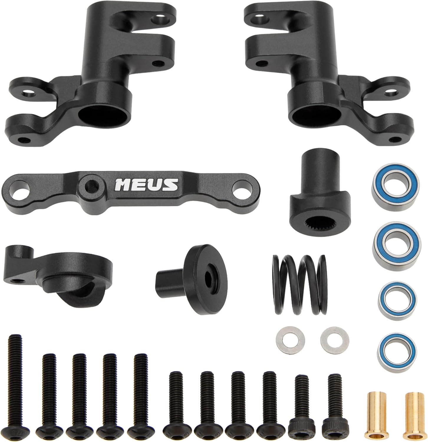 Amazon.com: MEUS RACING Aluminum Steering Bellcrank Assembly Drag Link ...