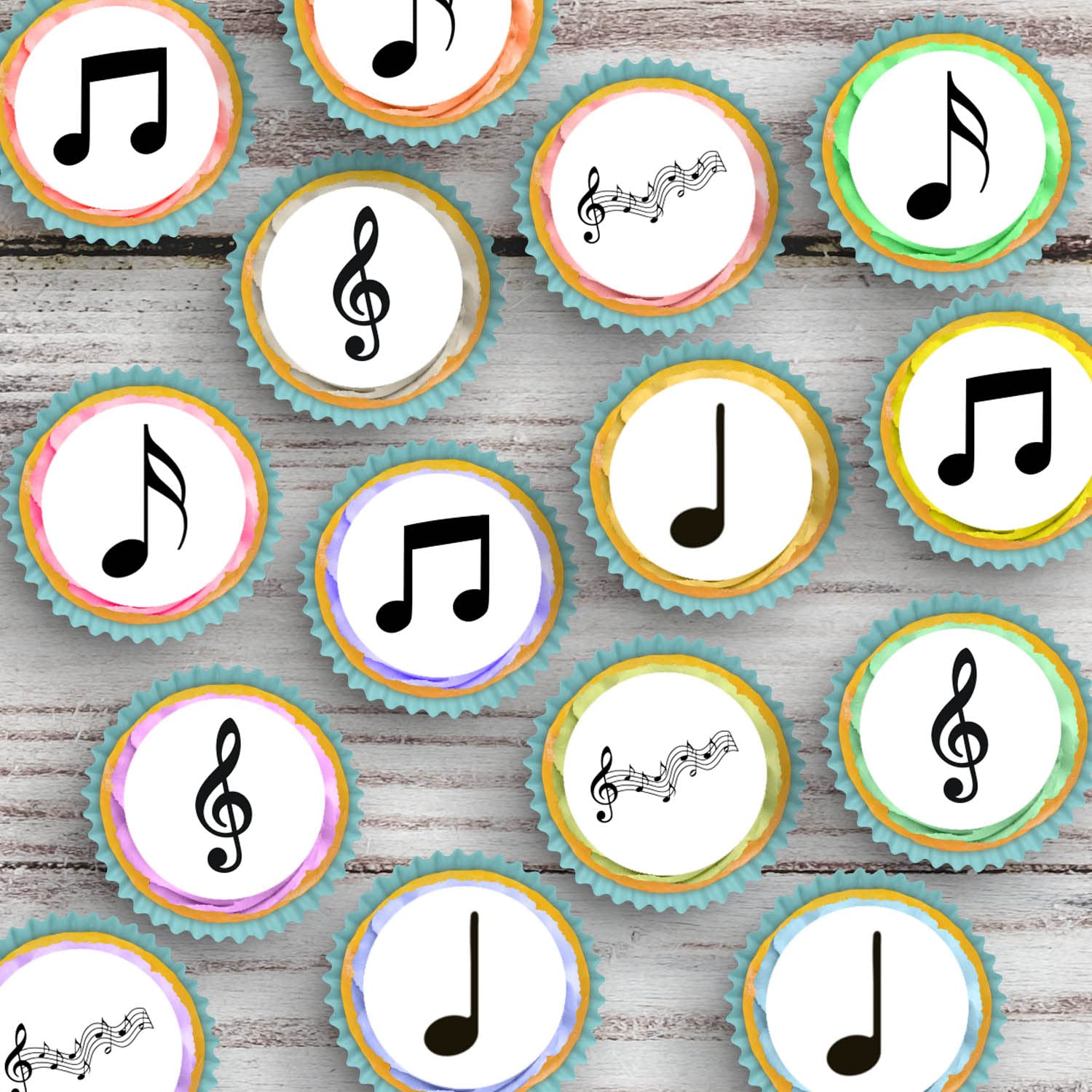 Musical Cupcake Toppers Printable Communion Pink Stand Up Cupcake