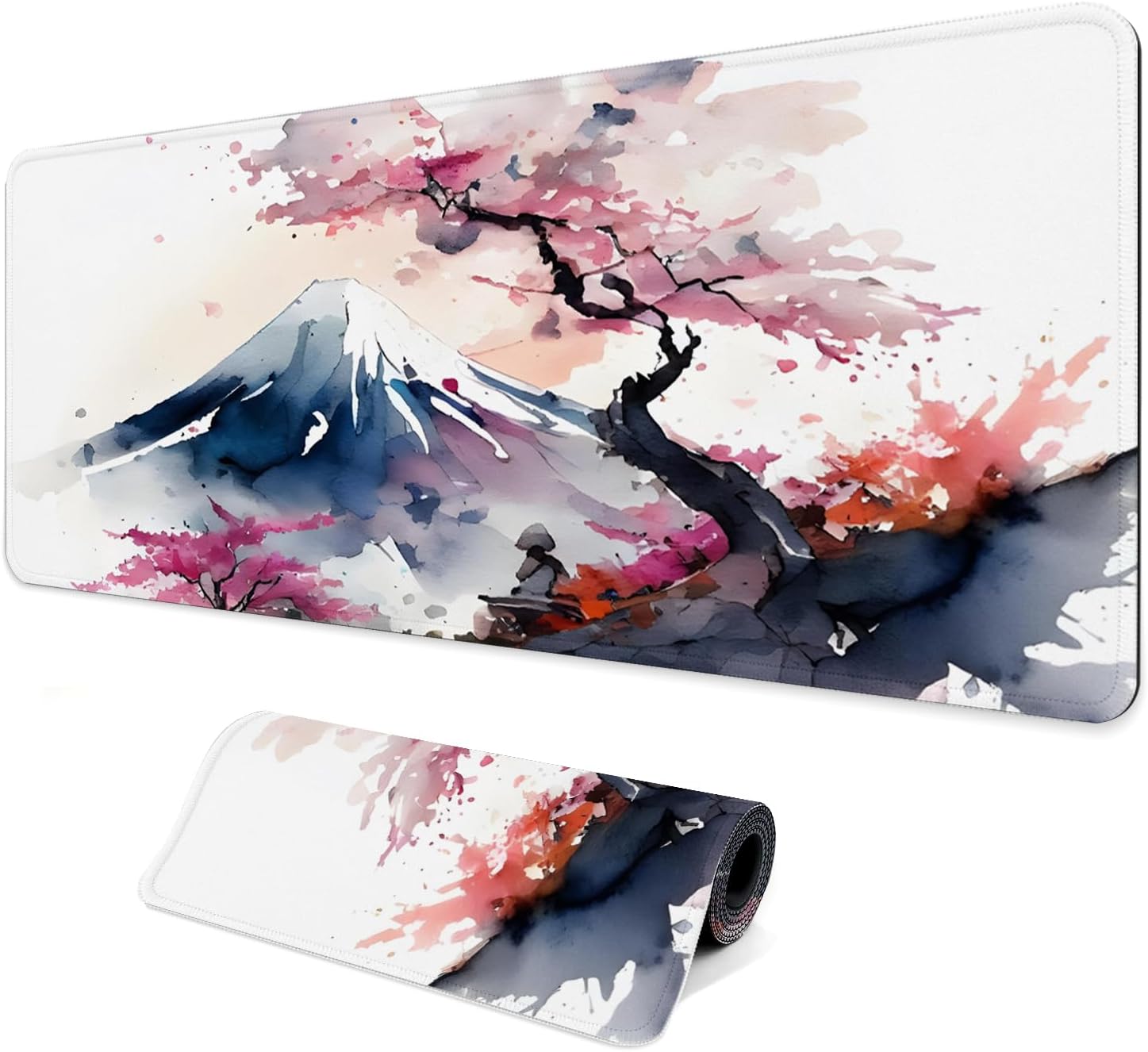 Amazon.com : Extended Long Cute Large Mouse Pad, Vintage Roses Floral ...