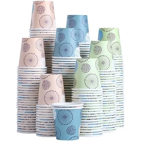 Amazon.com: [300 Pack] 3oz Paper Cups, Disposable Bathroom Cups, Small ...