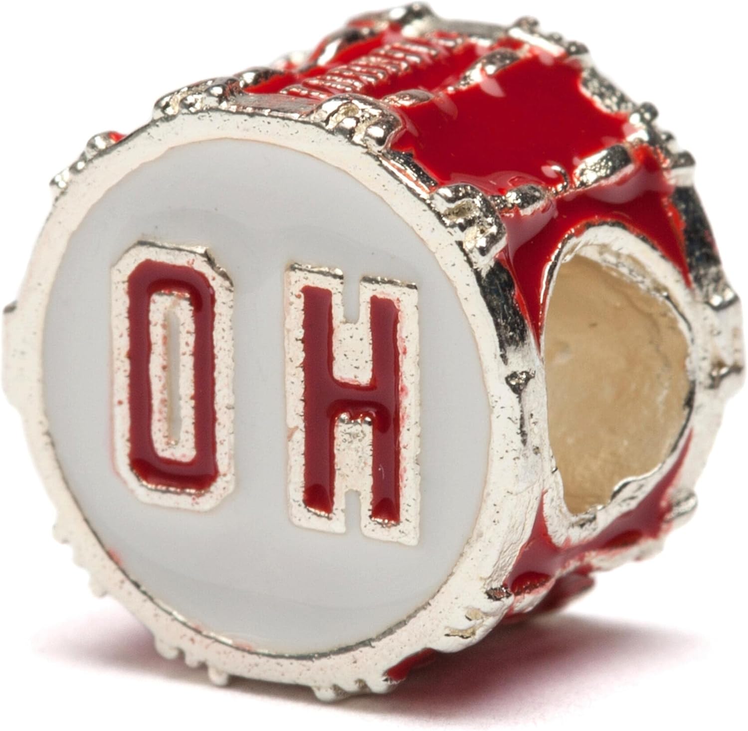 Amazon.com : Ohio State University Bead Charm | Buckeyes Beads ...