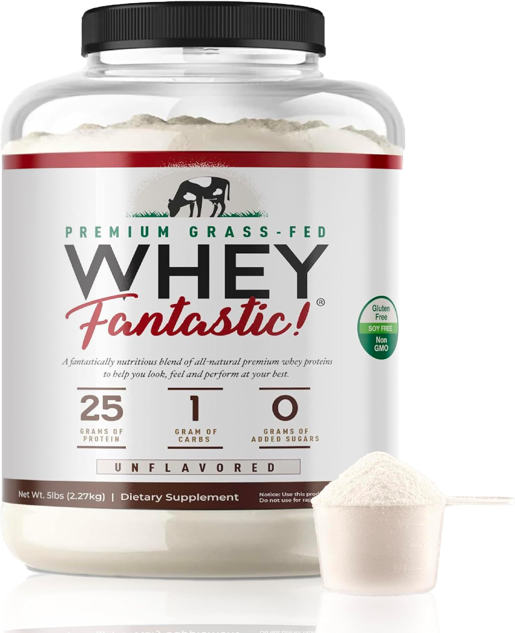 Amazon.com: Organic Valley Organic Whey Protein Powder Isolate 90%, 44. ...