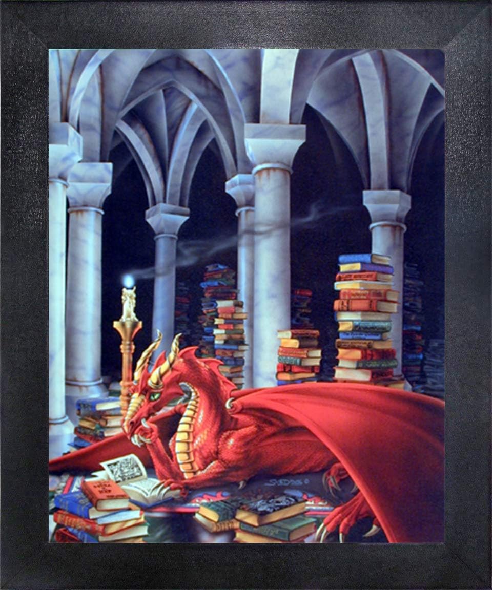 Amazon.com: Impact Posters Gallery Wall Decor Red Dragon Sue Dawe ...