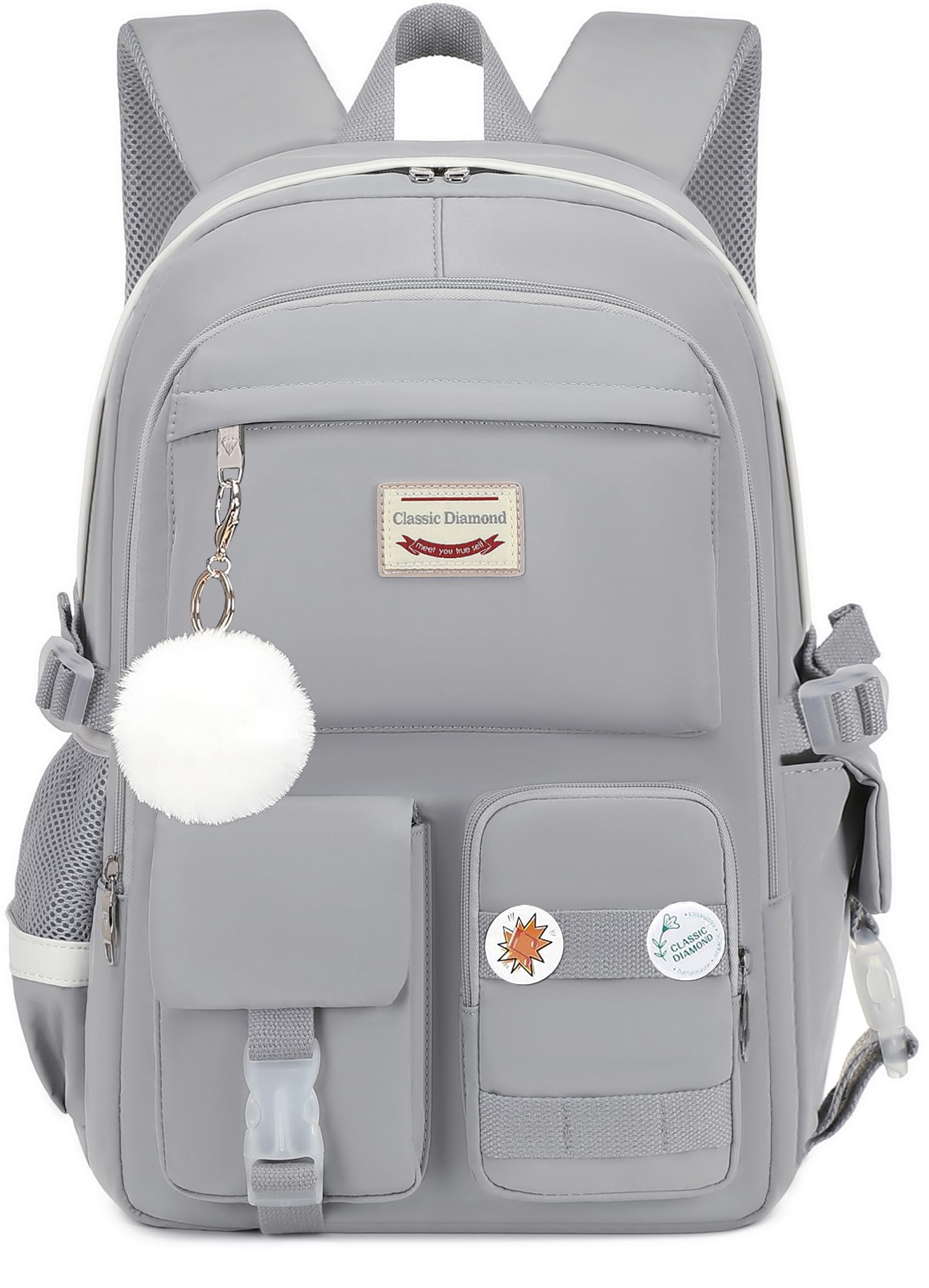 Amazon.com: Classic Diamond School Backpack for Girls Backpack Cute ...