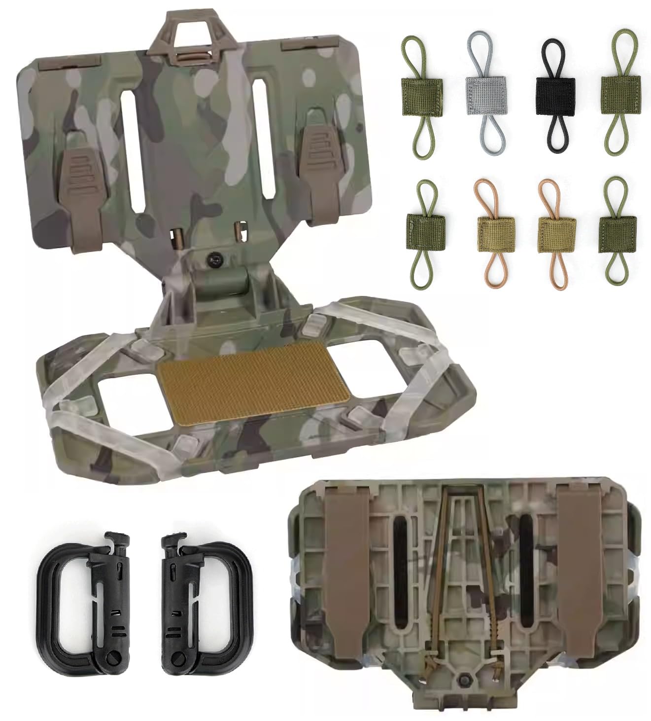 Amazon.com: Tactical Plate Carrier Phone Mount Molle Phone Holder with ...