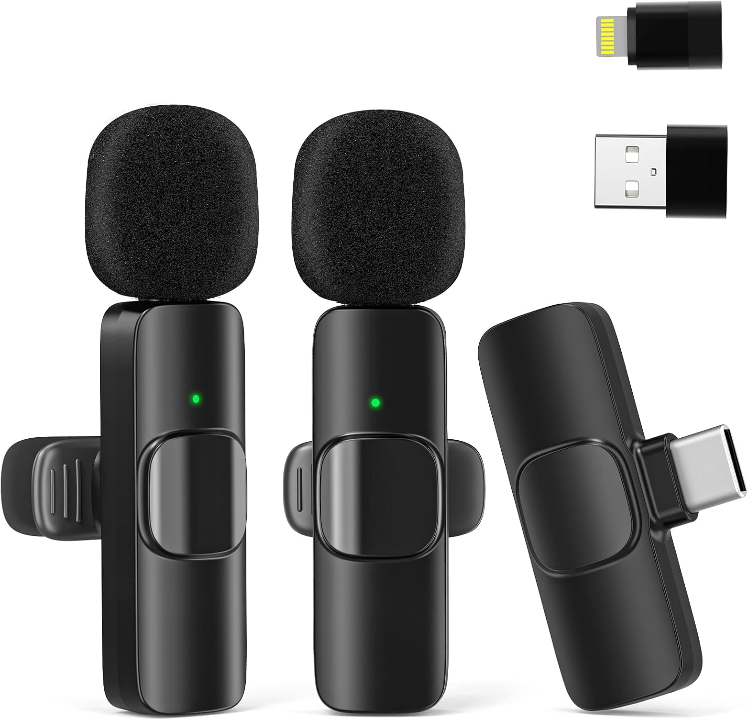 Amazon.com: BerrysParadise Wireless Lavalier Microphone for iPhone ...