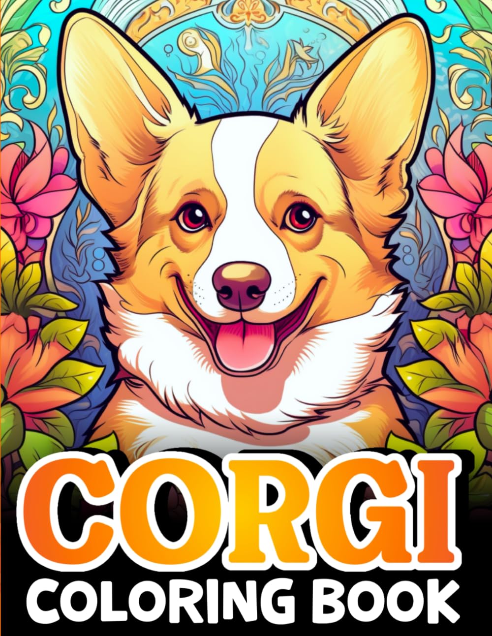 Amazon.com: Corgi Coloring Book: 50 Dogs Coloring Pages with Cute ...