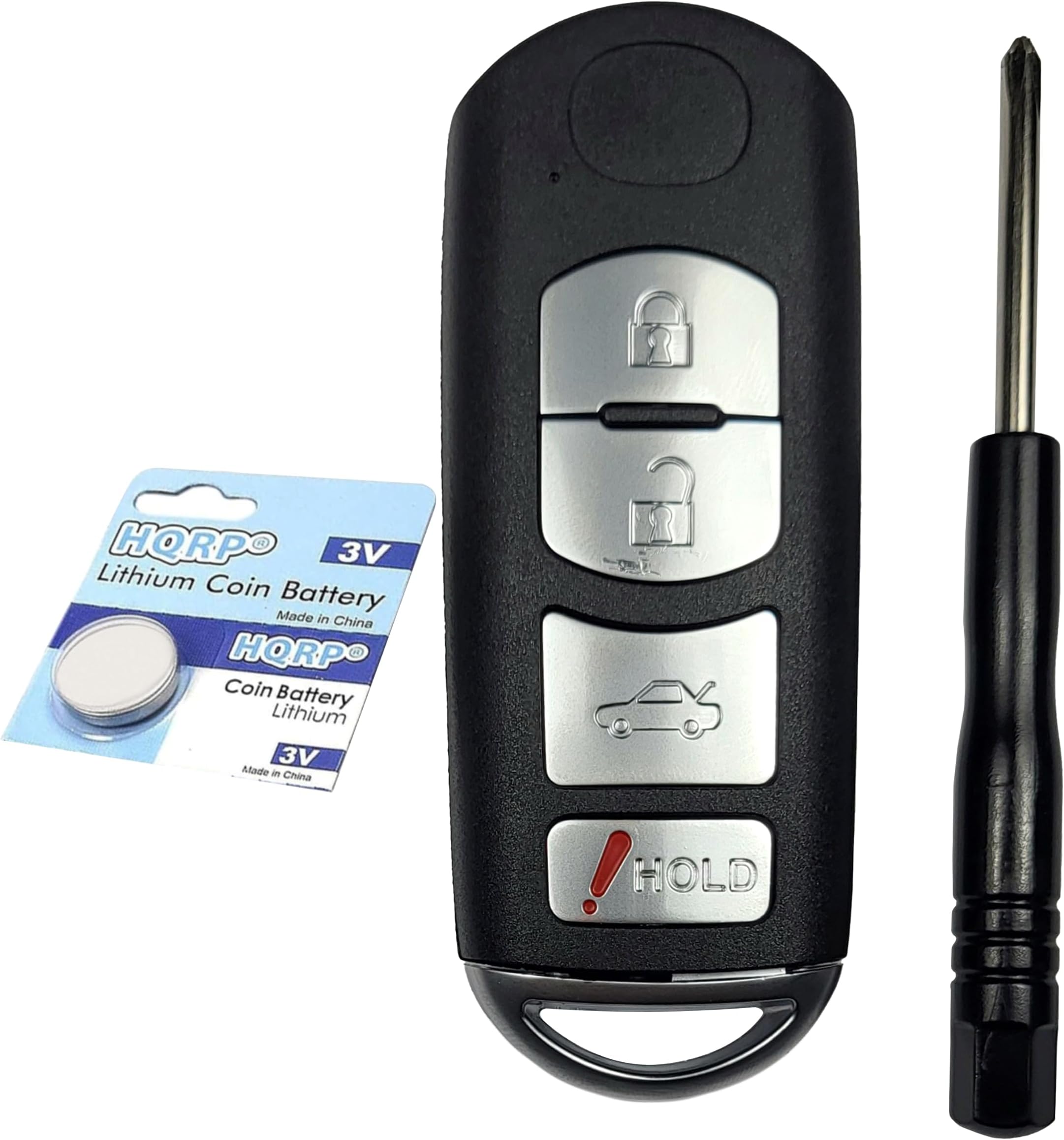 Amazon.com: HQRP Folding Flip Key Fob Shell Remote Case Keyless Entry ...