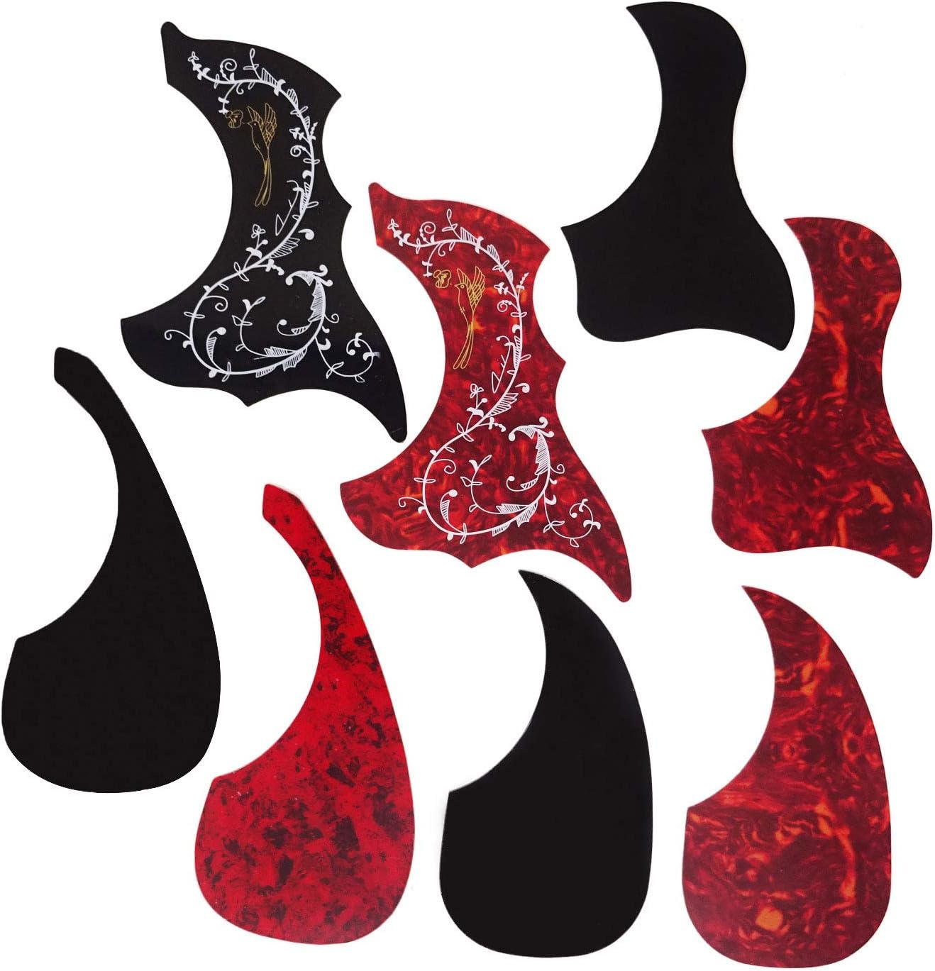 Amazon.com: Honbay 8PCS Self Adhesive Anti-Scratch Hummingbird and ...