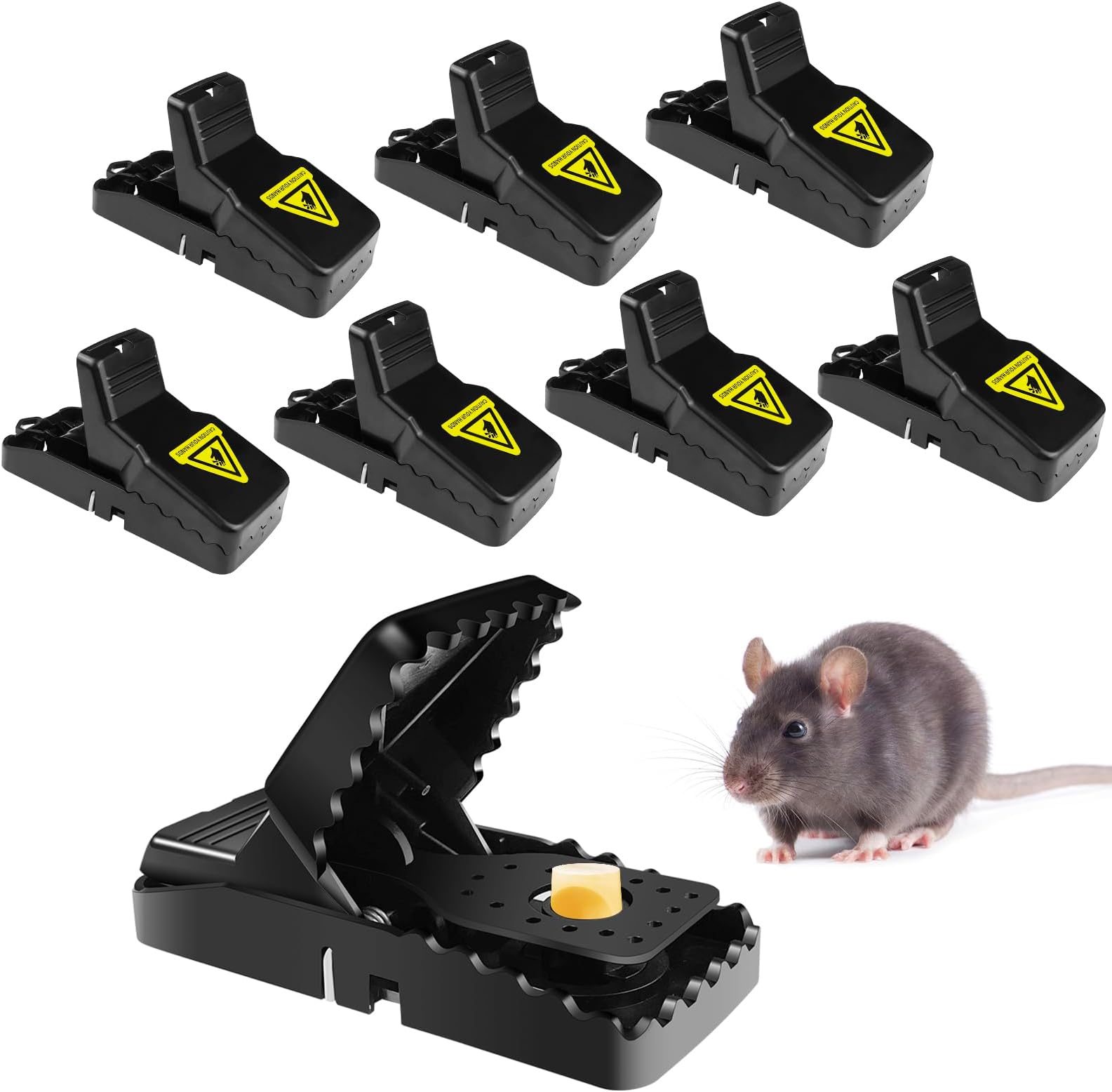 MAGIC SELECT 6X Trampa para Ratones y Ratas Reutilizable. Hecha en ABS ...