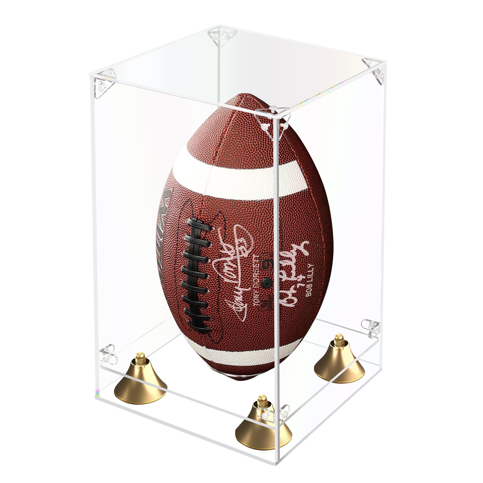 Amazon.com: KOLIPI Football Display Case, Acrylic Football Case Display ...