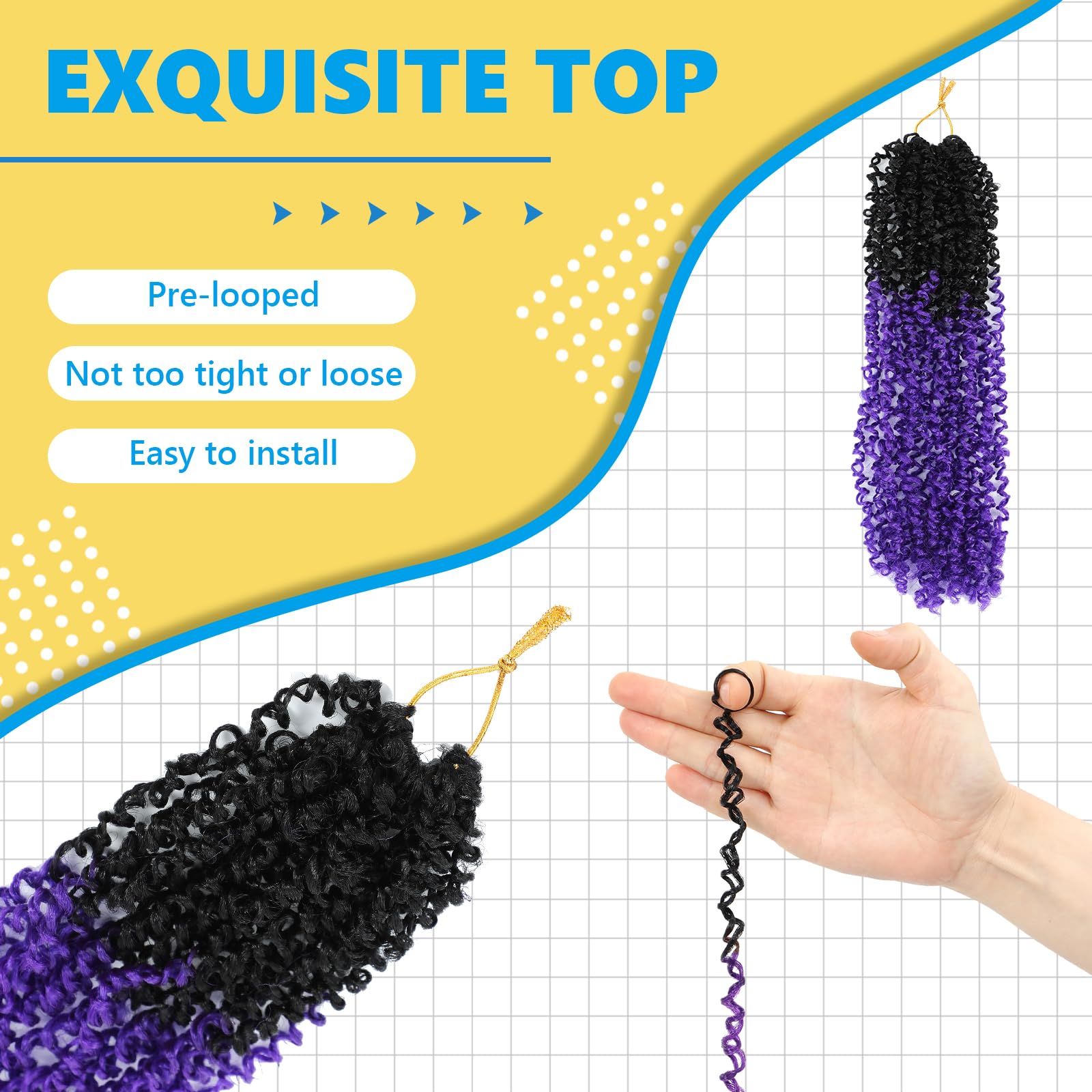 Snapklik.com : Yanky Passion Twist Crochet Hair - 12 Inch Mini Pre ...