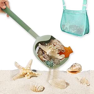 Amazon.com: sweet lion Beach Long Handle Sandhole Shovel with Mesh ...