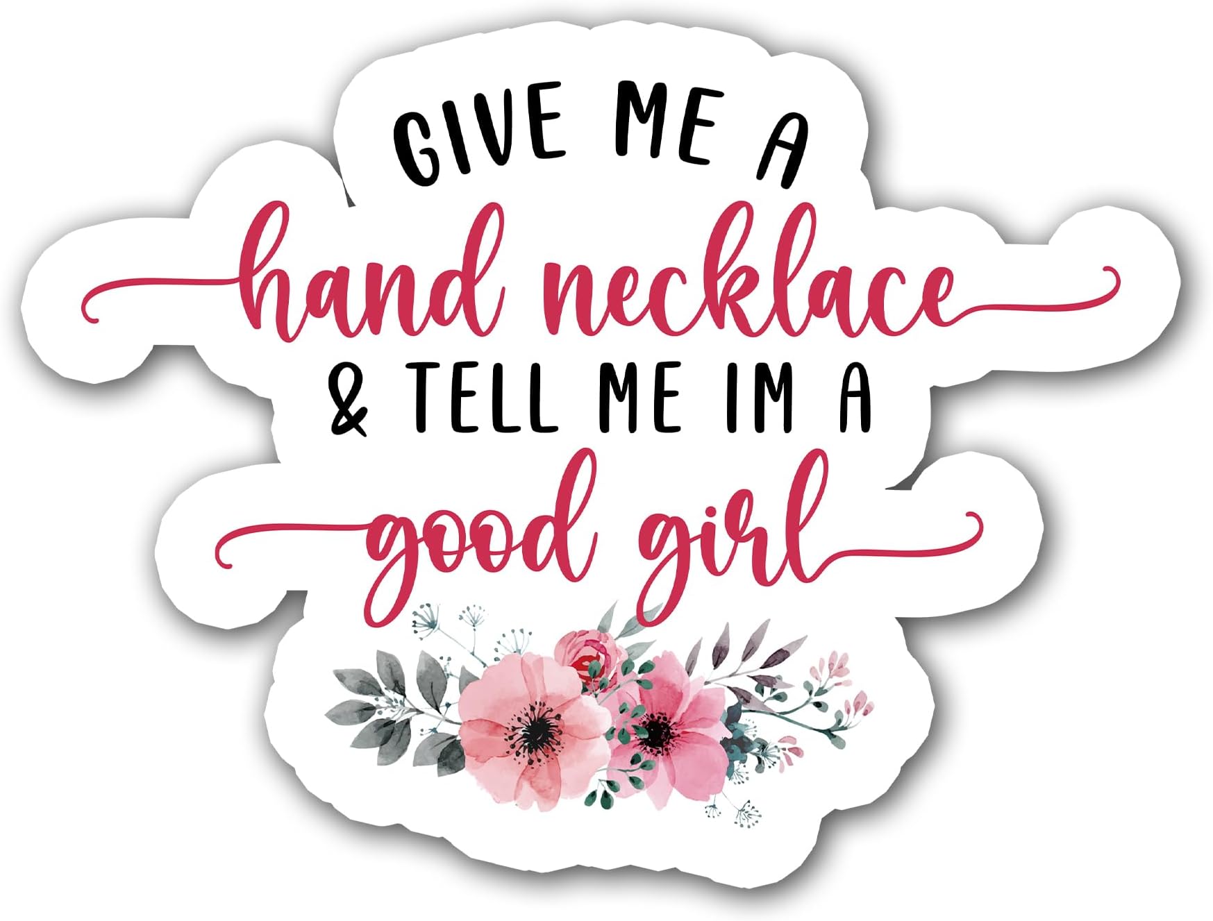 Amazon.com: Good Girl's Favorite Necklace Sticker, Funny Book Sticker ...