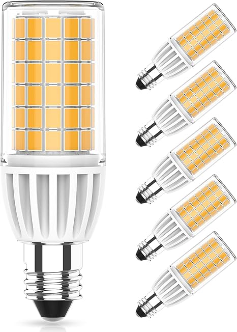 E11 LED Bulb 5W Dimmable, 50W or 60W E11 Halogen Bulb Replacement, Warm ...