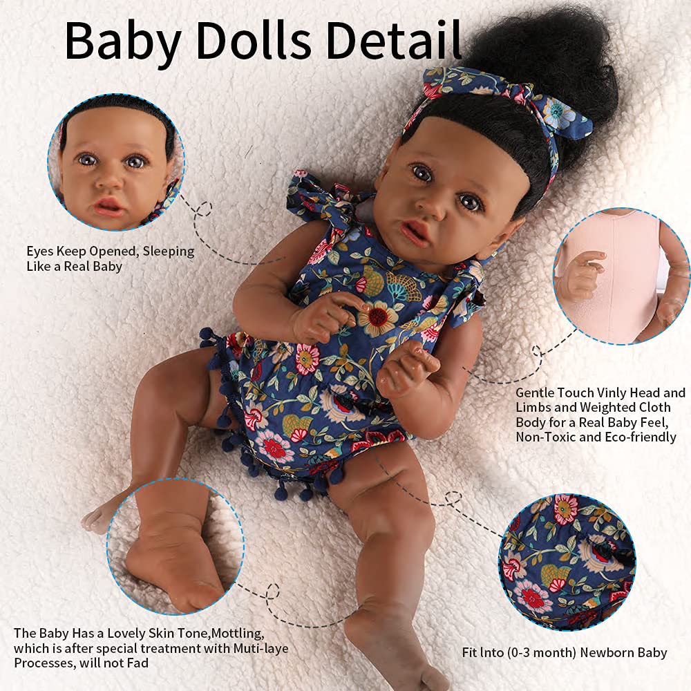 JIZHI Lifelike Reborn Baby Dolls 20 Inch Realistic Newborn, 56% OFF