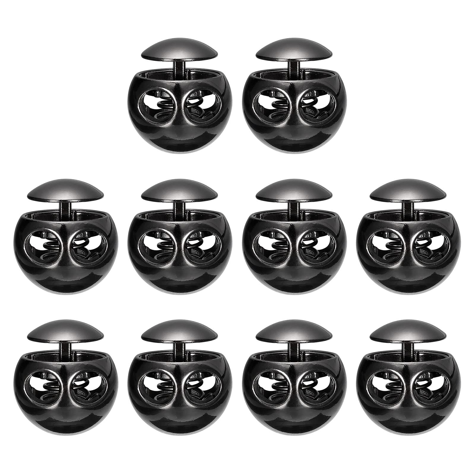 Amazon.com: uxcell Spring Cord Lock End Toggle, 10Pcs Double Hole ...