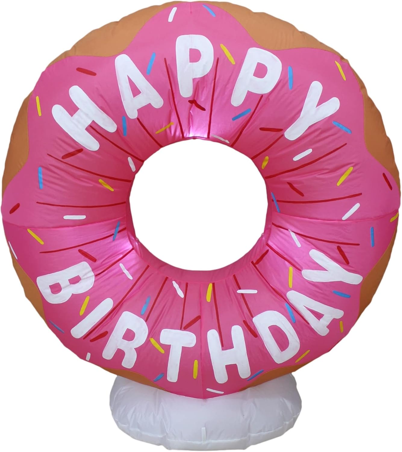 Amazon.com: Blossom Inflatables 4 Foot Tall Happy Birthday Inflatable ...
