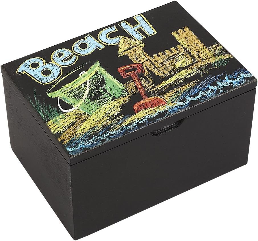 Amazon.com: Collins Beach Sandcastle Hinged Storage Box : Home & Kitchen