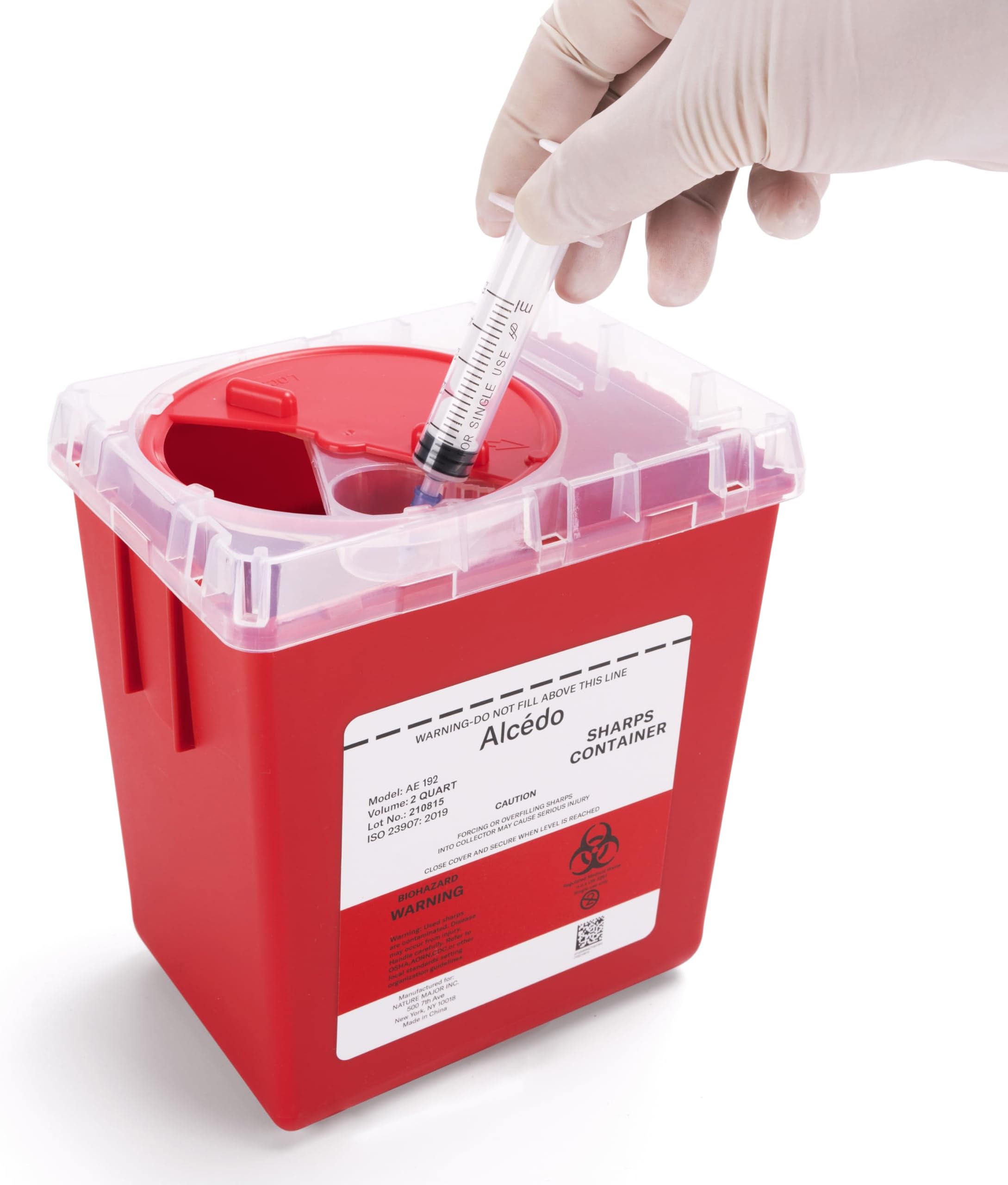 Amazon.com: B-d Dual Access Sharps Containers 1.5 Quart Red - Model ...