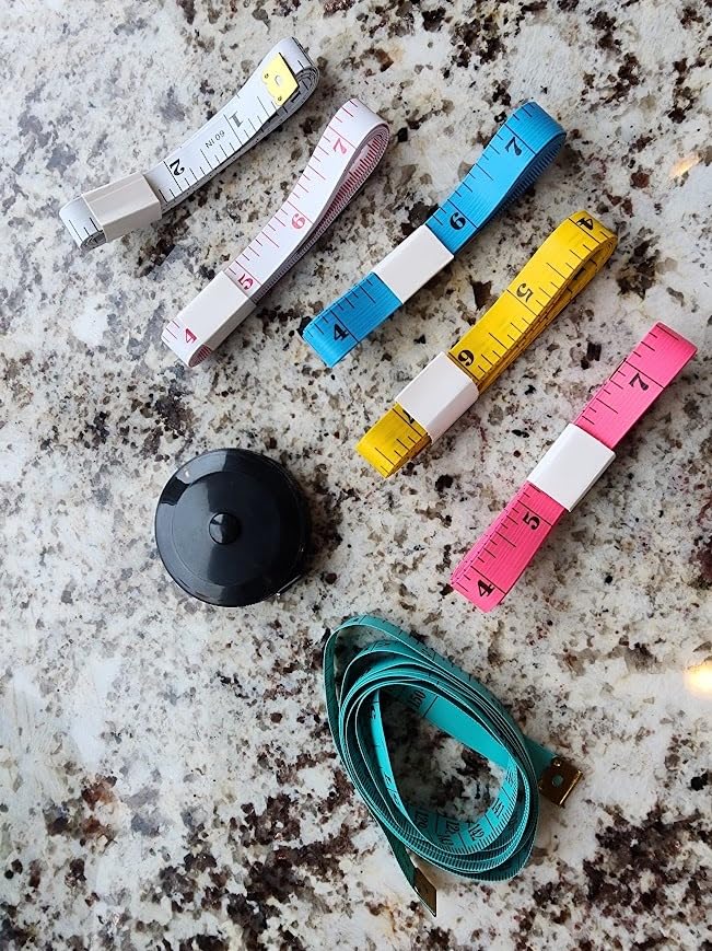 Amazon.com: BoAn Tape Measure,8 PCS Measuring Tape for Body Fabric ...