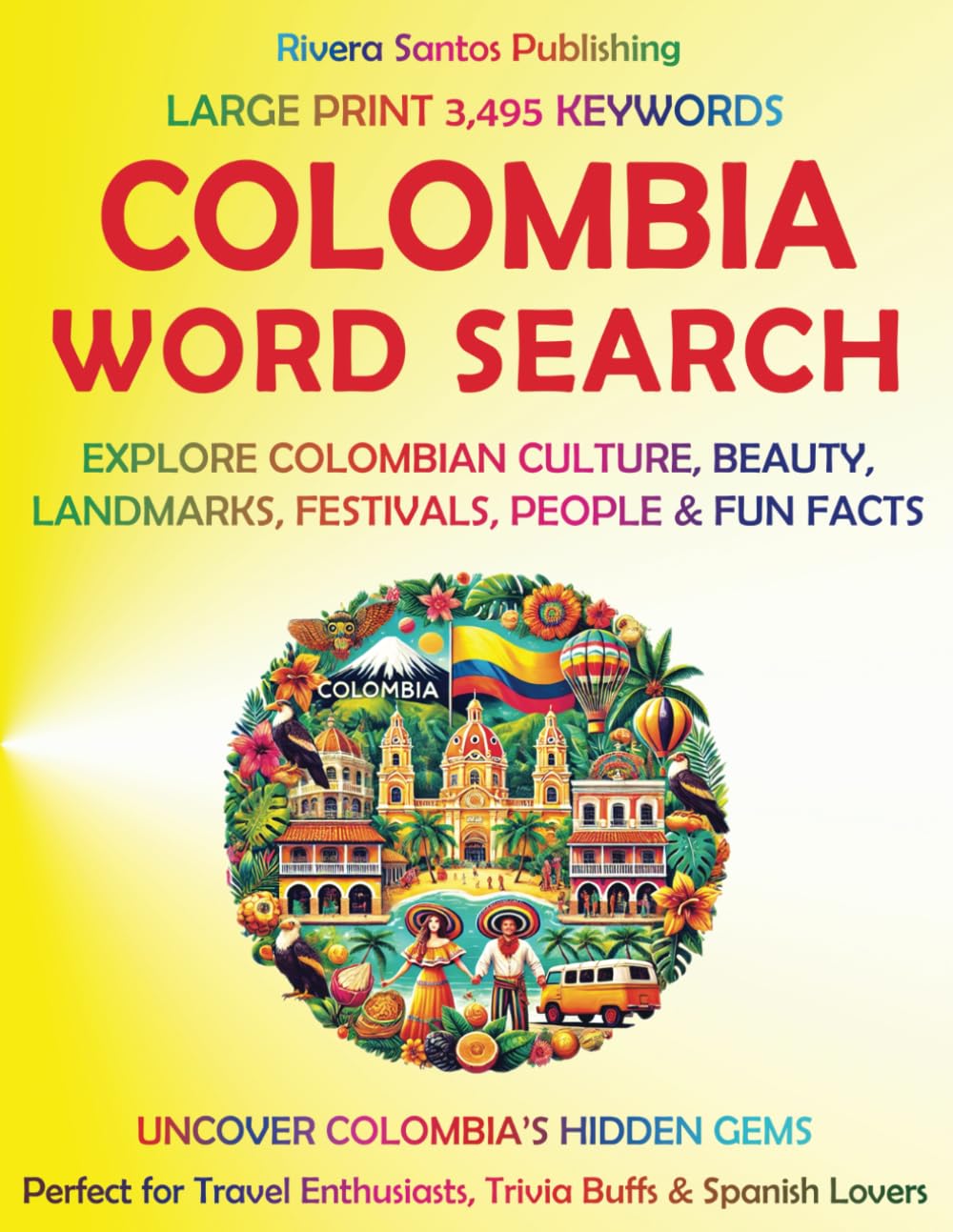 Amazon.com: COLOMBIA WORD SEARCH: Explore Colombian Culture, Beauty ...