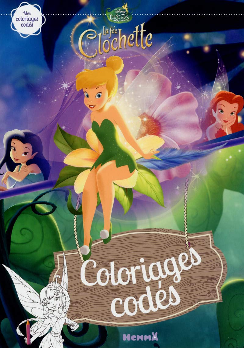 Disney La Fée Clochette coloriages codés: Wilkin, Nathalie ...