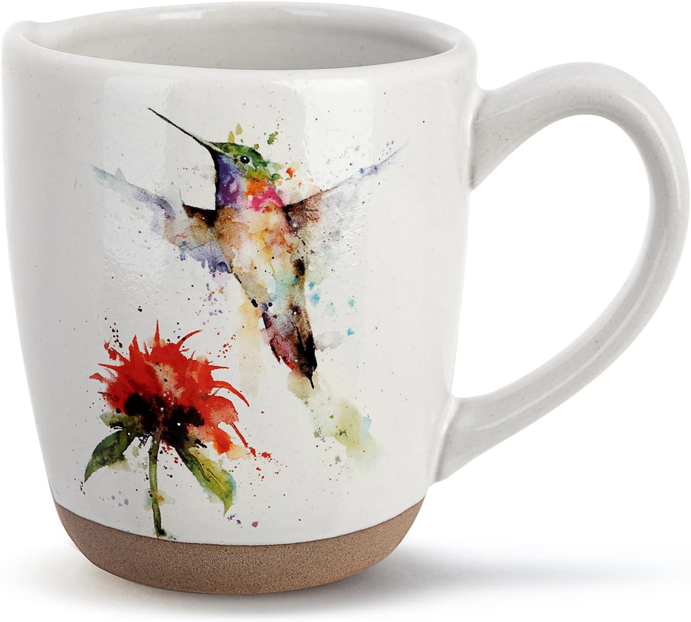 Amazon.com: DEMDACO Dean Crouser Flowers Hummingbird Watercolor Red 14 ...