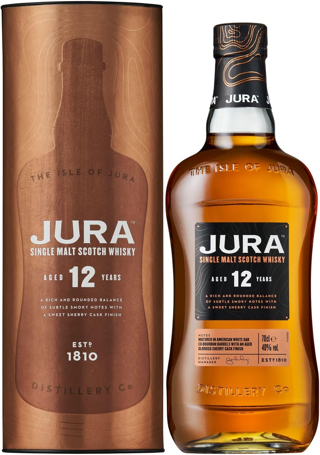 Whisky Jura 12 años, 700 ml. Single Malt : Amazon.com.mx: Alimentos y ...