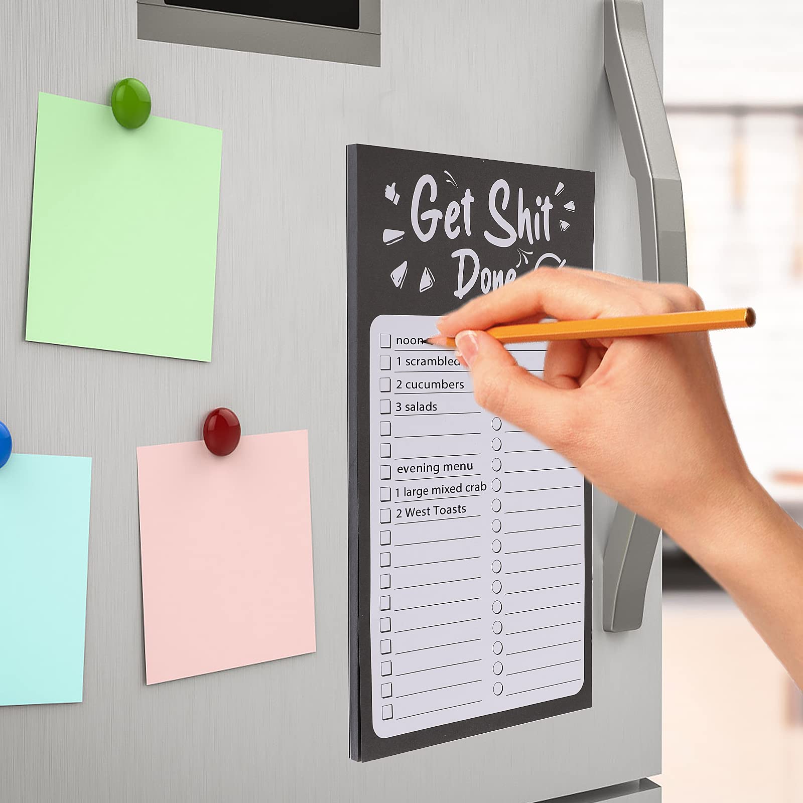 Shopping List Notepads Magnetic Notepads Refrigerator Grocery List ...