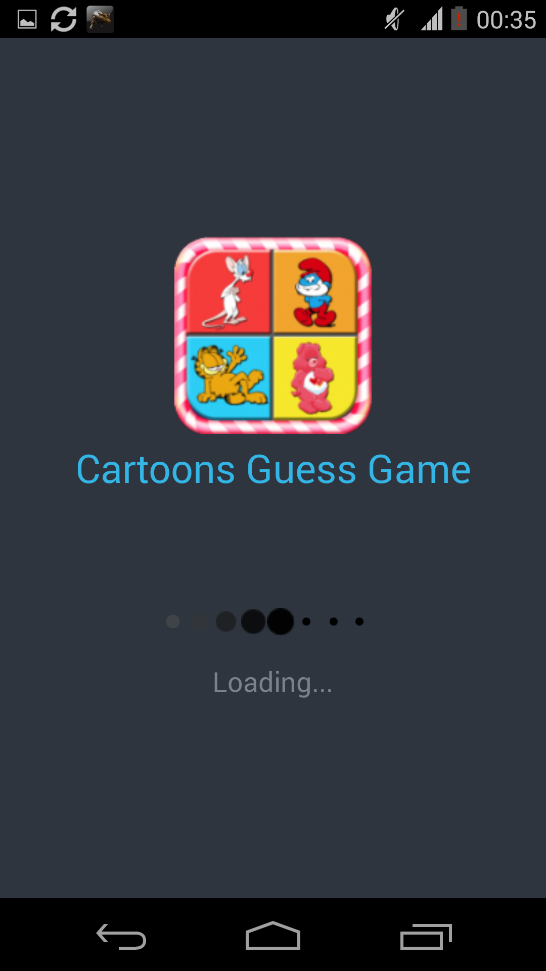 Cartoon characters guessing game - App on the Amazon Appstore