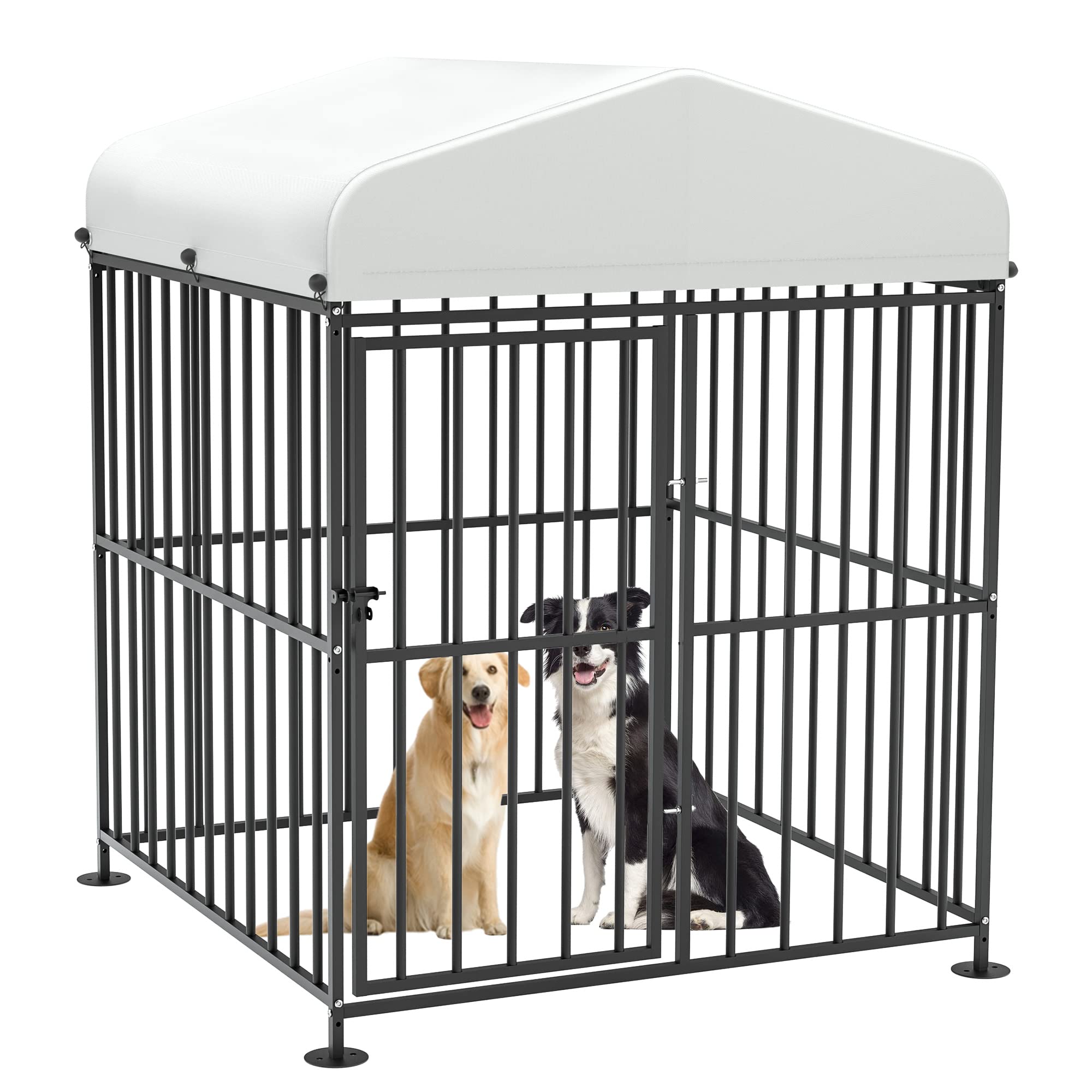 BEIMO Dog Kennel Outdoor for Medium Dogs Cage Heavy Duty Extra Big ...