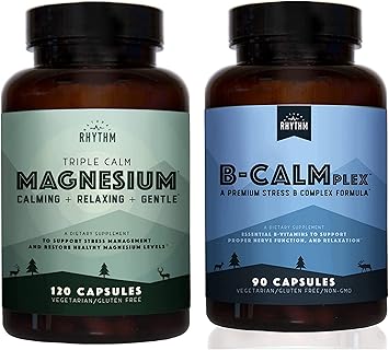 Amazon.com: Natural Rhythm Calm Bundle - Triple Calm Magnesium 150mg ...