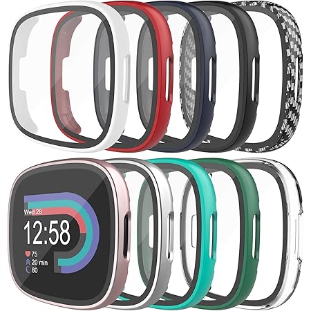 Amazon.com: Flokinice Compatible for Fitbit Versa 4 / Versa 3 / Sense 2 ...