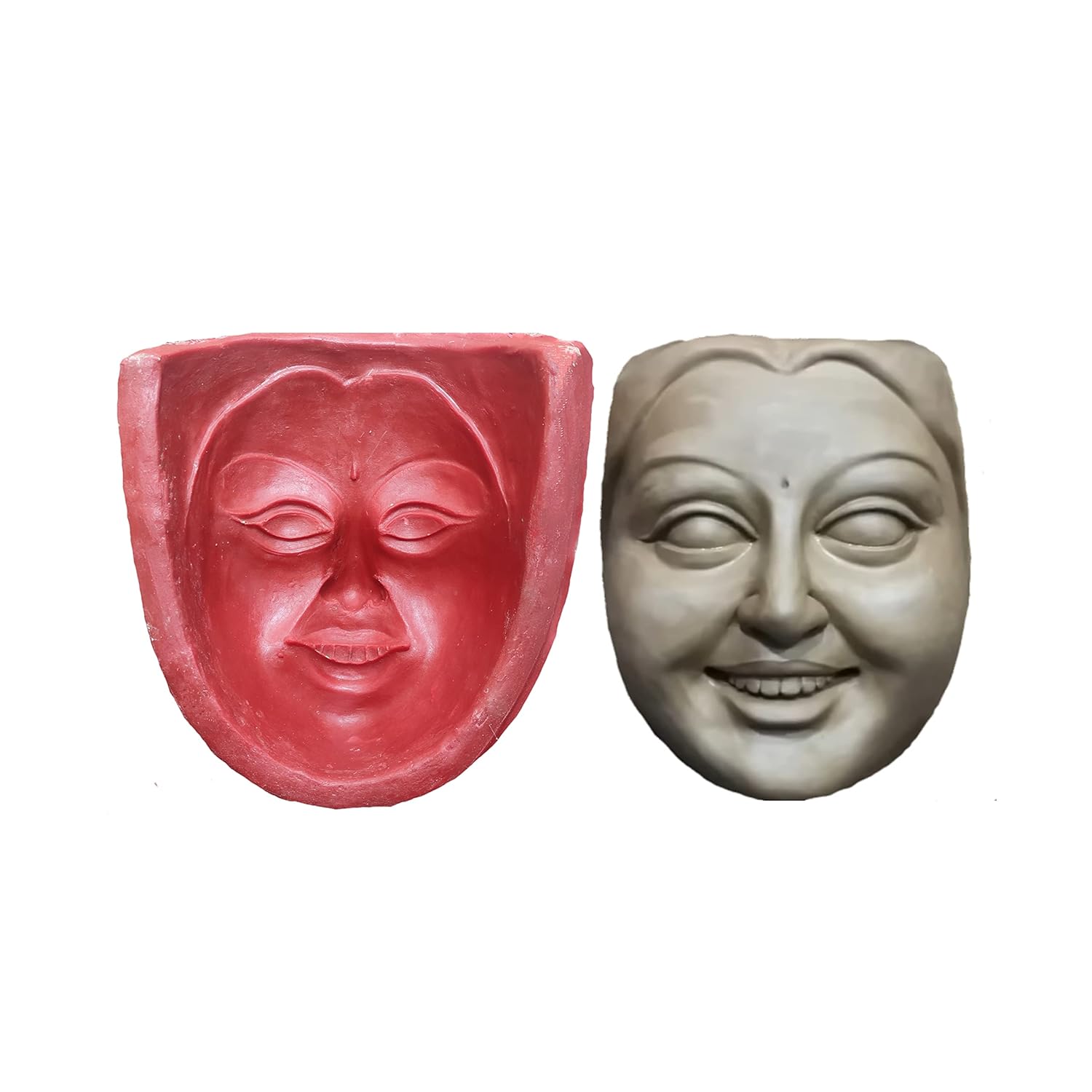 Buy Babul Idol Workshop B27 Laughing Female Idol face Mold 7-9 | hasne ...