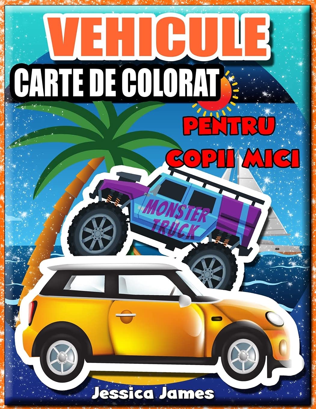 Vehicule Carte De Colorat Pentru Copii Mici Camioane Carte De ...