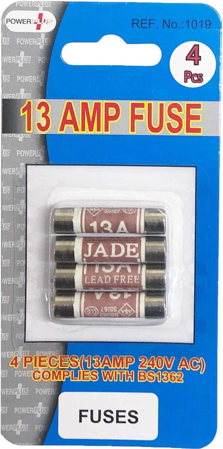 13 Amp Fuse 4 Pack : Amazon.co.uk: DIY & Tools